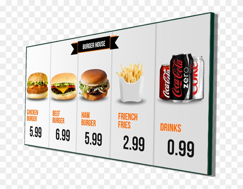 My Digital Menu Board, HD Png Download - 675x574(#2165855) - PngFind