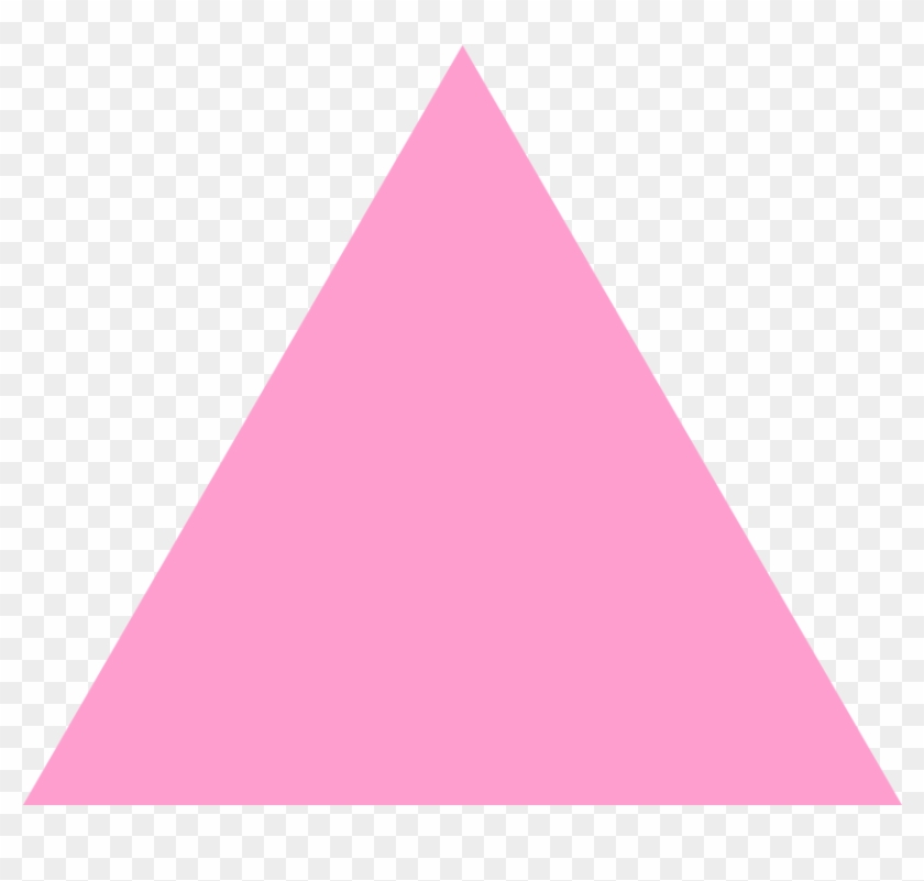Triangle Transparent Translucent - Pink Triangle Transparent, HD Png ...