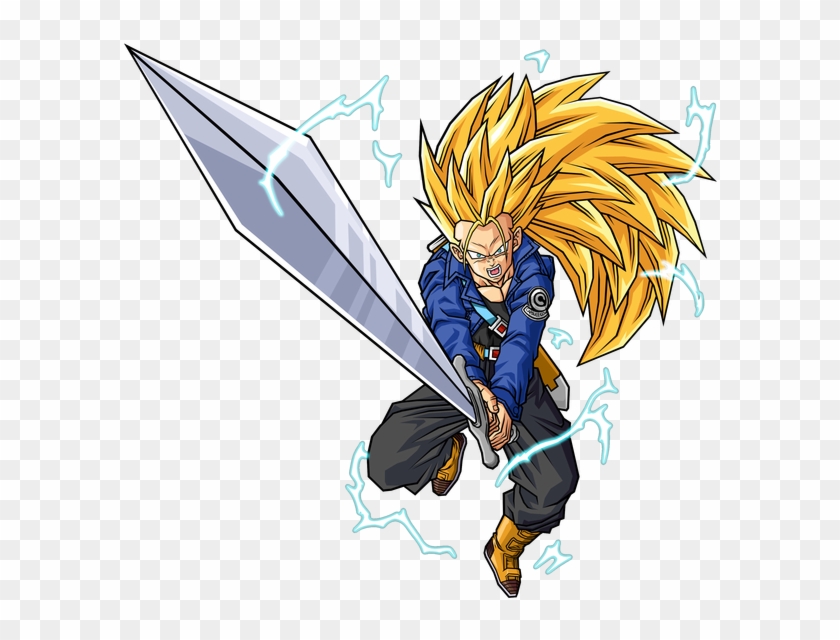 Trunks Super Saiyan 3 Drawings