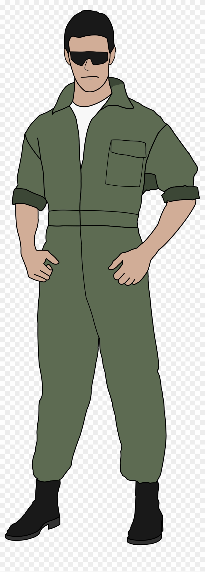 This Free Icons Png Design Of Fighter Pilot, Transparent Png - 875x2400 ...