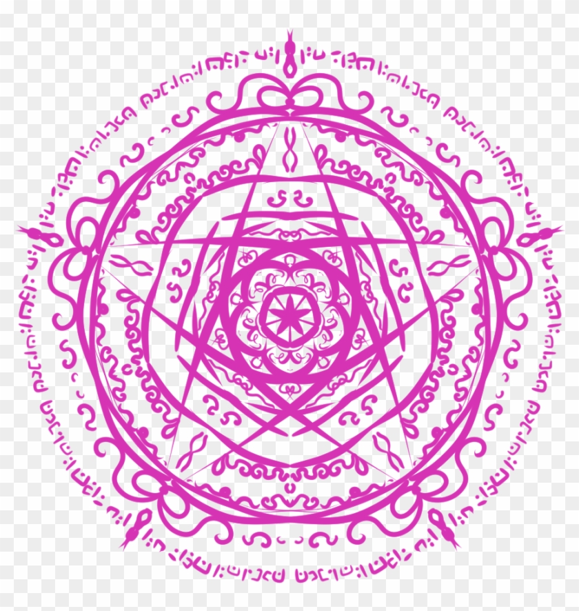 Transparent Anime Magic Circle