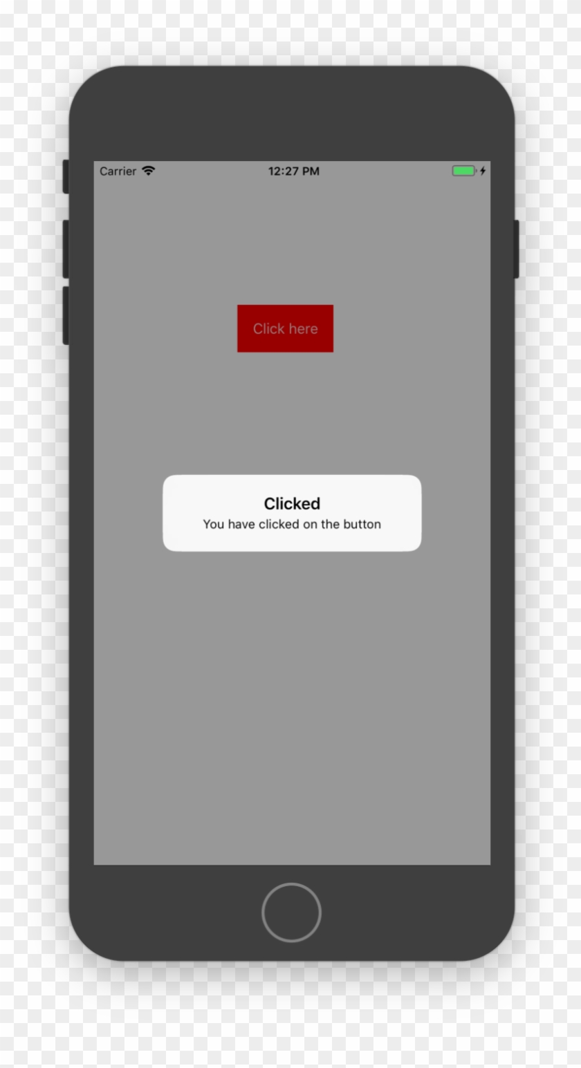Swift Create Button Programmatically - Iphone, HD Png Download ...