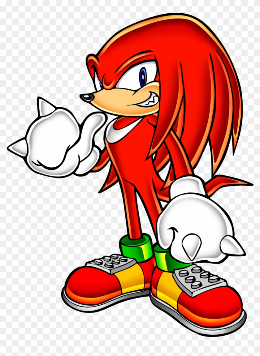 And Knuckles Png - Knuckles The Echidna, Transparent Png - 827x1102 ...