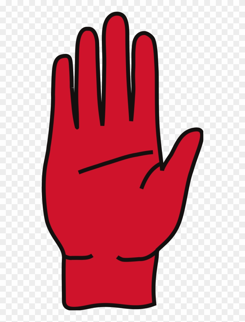 Red Hand Of Ulster - Red Hand Of Ulster Png, Transparent Png - 554x1024 ...