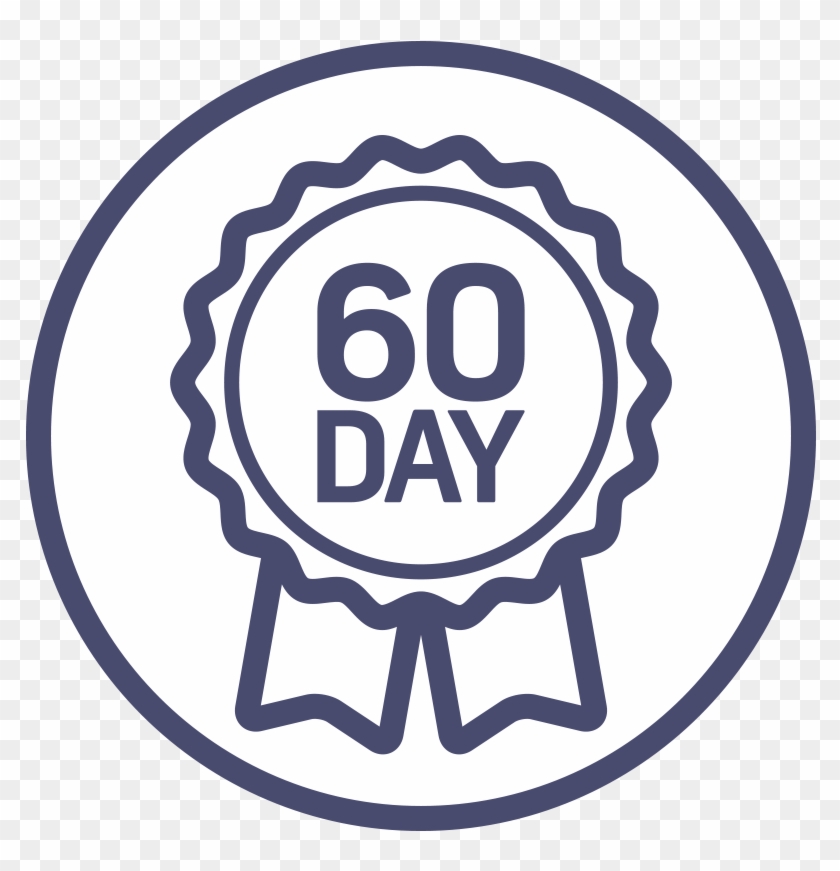 60 Day Money Back Guarantee - Medal Ribbon Icon, HD Png Download ...