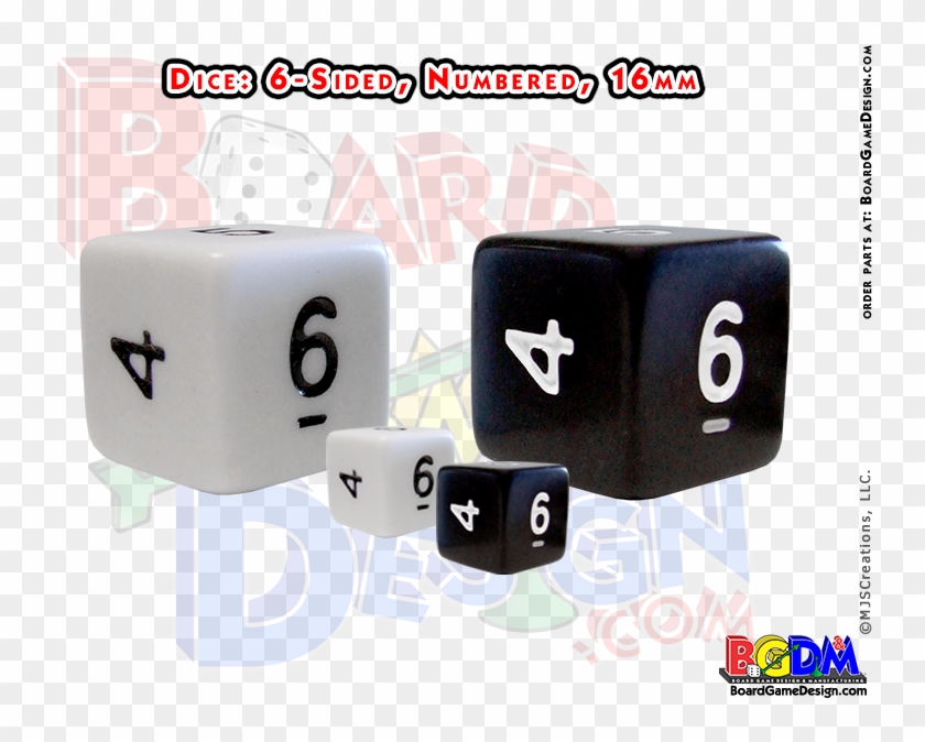 6 Sided Numbered Dice, D6 - Dice Game, HD Png Download - 745x594 ...