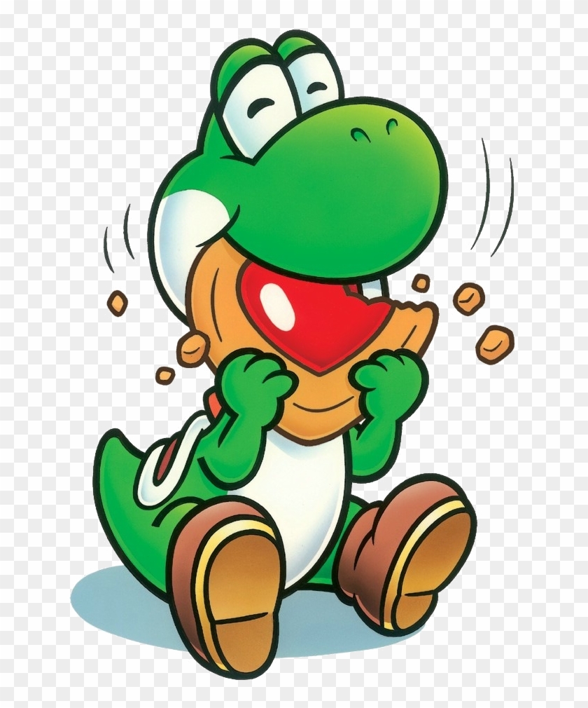 Image Yoshi Eating Png Mariowiki Fandom Powered - Yoshi Cookie Png ...
