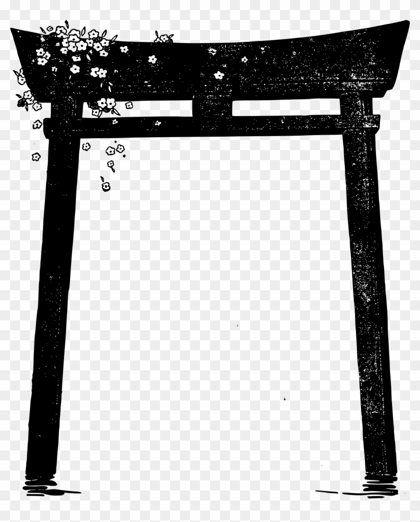Japanese Frame Png - Black Torii Gate, Transparent Png - 2008x2400 ...