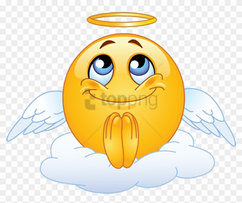 Free Png Angel Emot - Emoticon Angel, Transparent Png - 850x673 ...