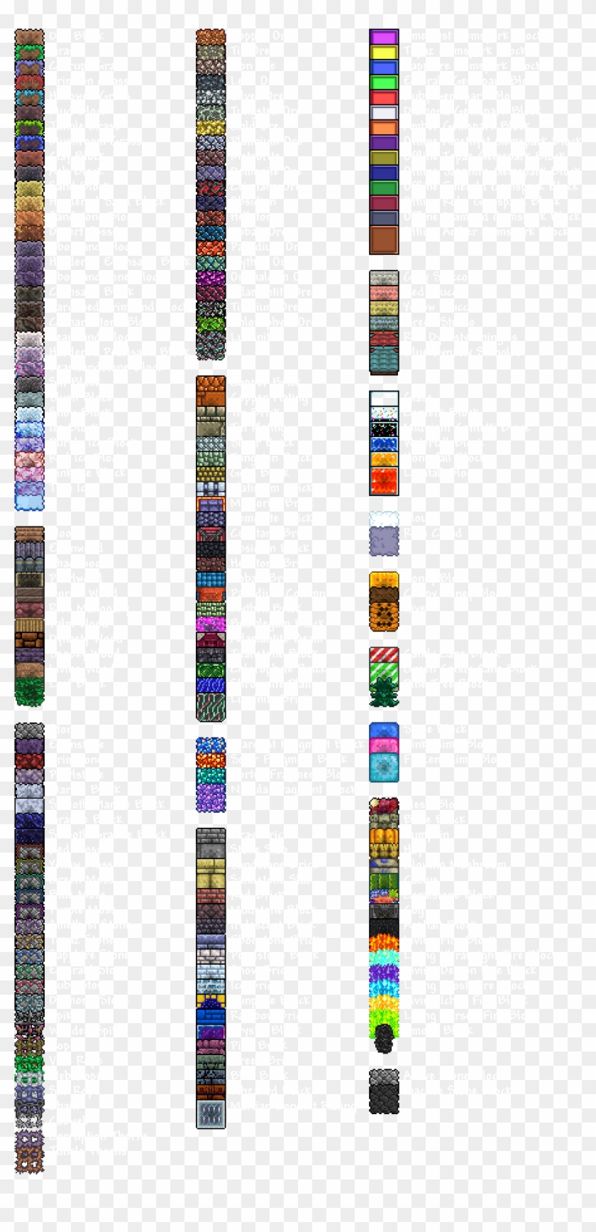 [ Img] - Terraria Animated Blocks, HD Png Download - 1881x3697(#2274574 ...
