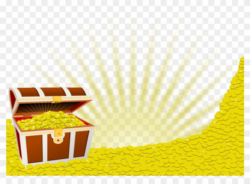 Buried Treasure Treasure Island Treasure Map - Treasure Chest Clipart ...