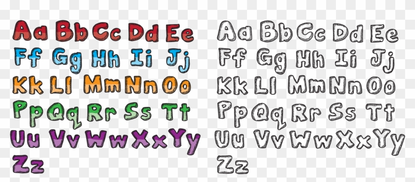 Alphabets Small And Capital , Png Download, Transparent Png - 2001x784 ...