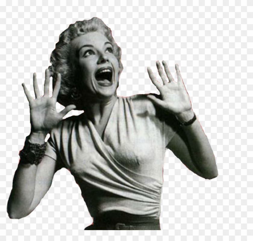 Woman Screaming In Horror Clip Art