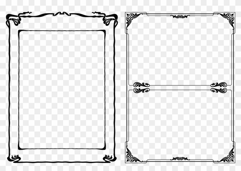 Decorative Borders Vector Magic Art Calligraphy Download - Bordes ...