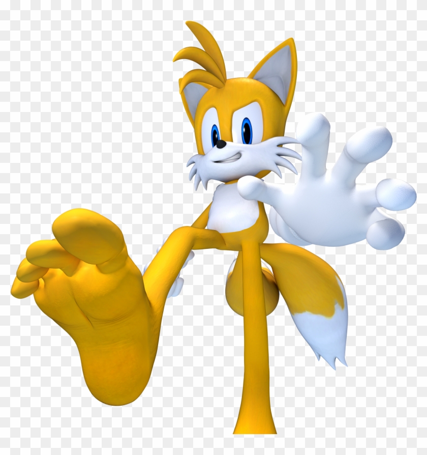 Tails The Giant By Feetymcfoot - Tails The Fox Feet, HD Png Download ...