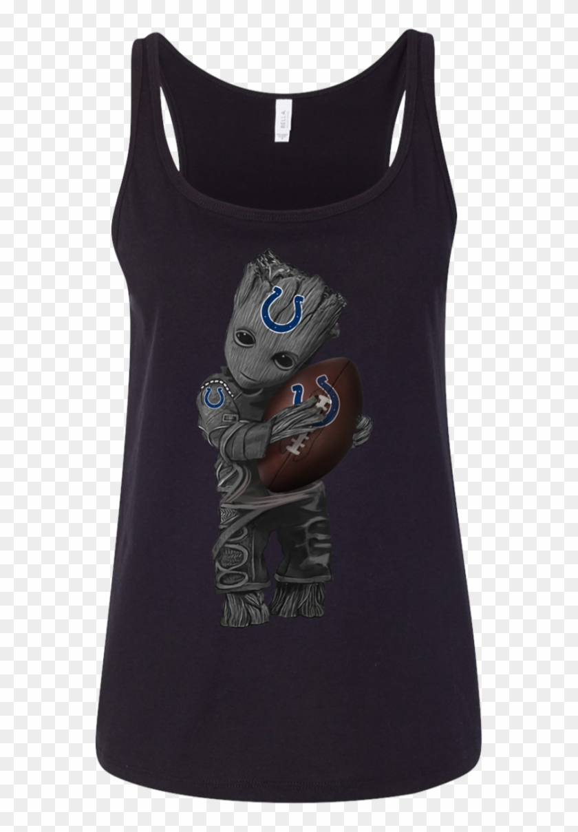 Baby Groot Indianapolis Colts Football Shirt Ladies' - Active Tank, HD ...