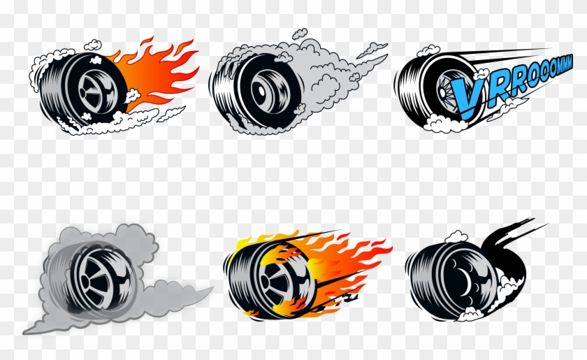 Car Wheel Burnout - Burnout Wheel, HD Png Download - 2858x1624(#2333039 ...