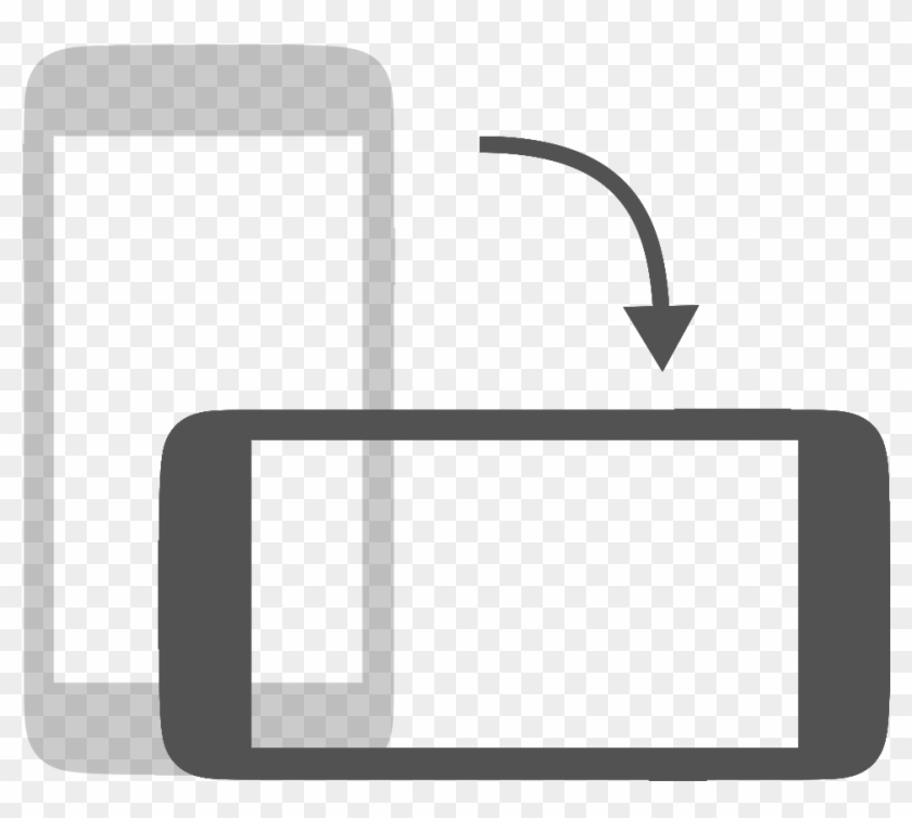 Please Rotate Your Device To Landscape, HD Png Download - 979x842 ...