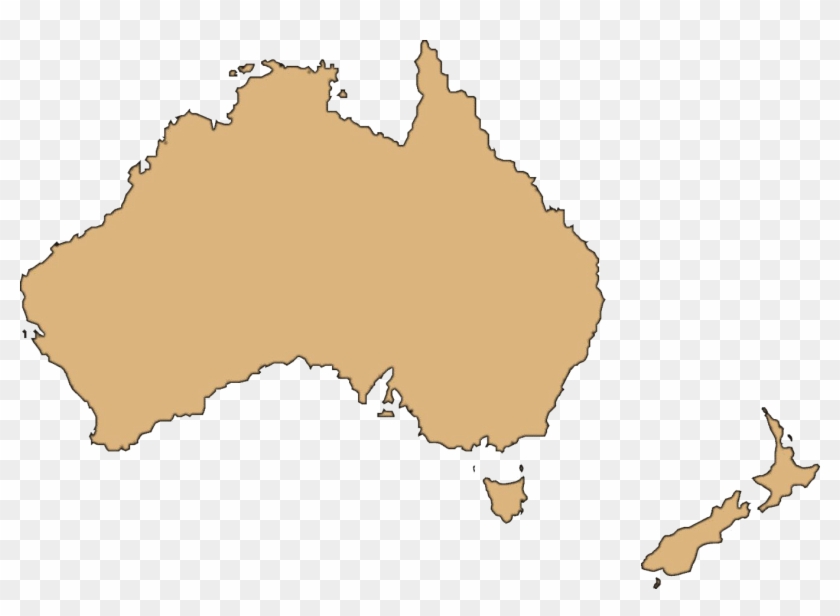 Australia Map Clipart