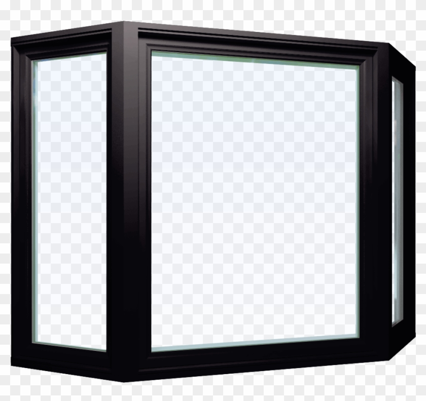Black Custom Black Color Vinyl Replacement Bay Window - Black Bay ...