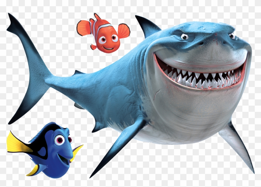 Nemo Fish Png - Bruce The Shark Finding Nemo, Transparent Png ...