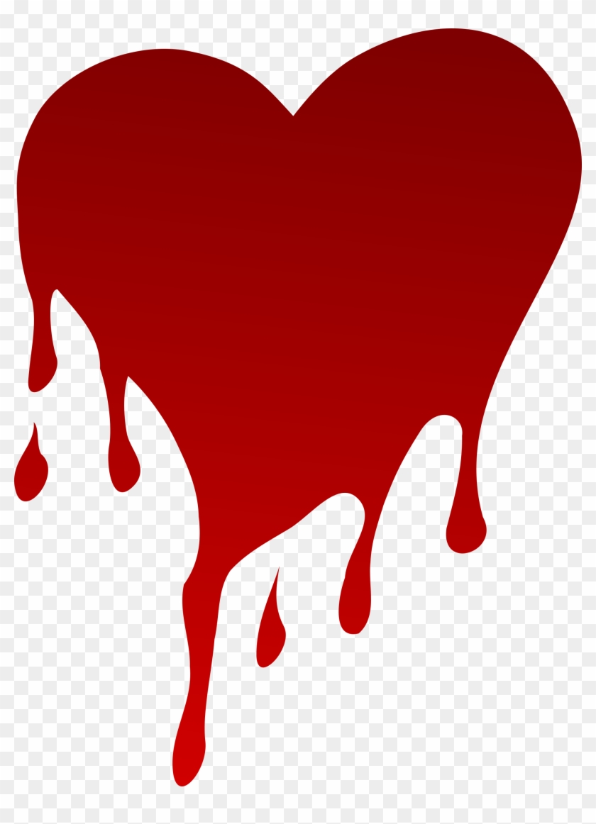 Free Download - Heart With A Drip, HD Png Download - 1915x2559(#2387212 ...