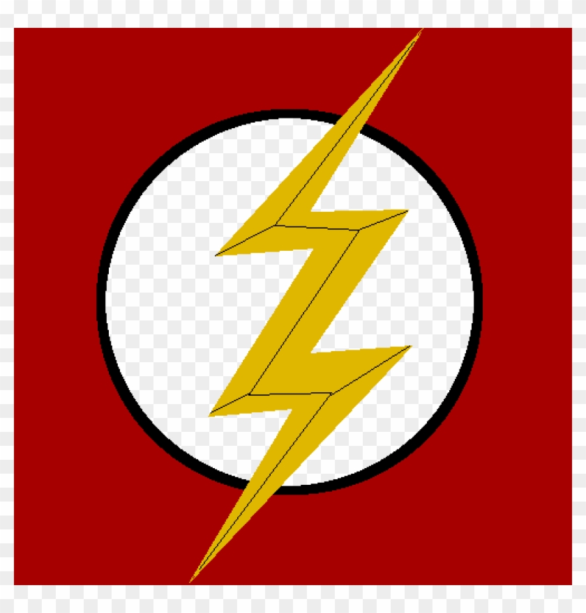 The Real Flash Symbol - Circle, HD Png Download - 1000x1000(#2387606 ...