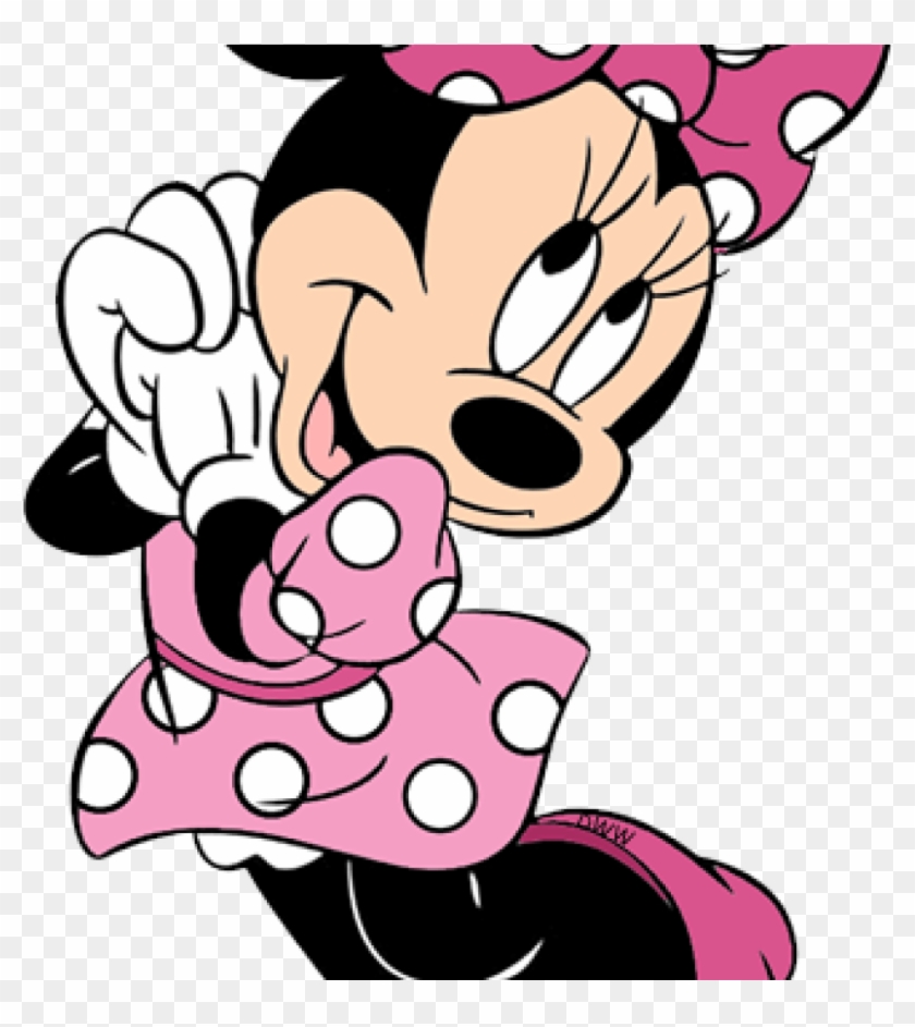 Minnie Mouse Clip Art Bee Clipart - Pink Minnie Mouse Png, Transparent ...