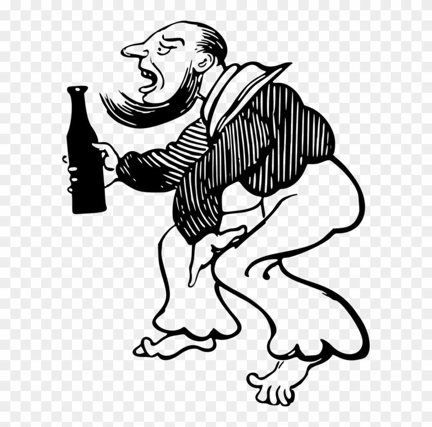 Alcoholic Drink Drinking Drawing Alcohol Intoxication - Human Drinking ...