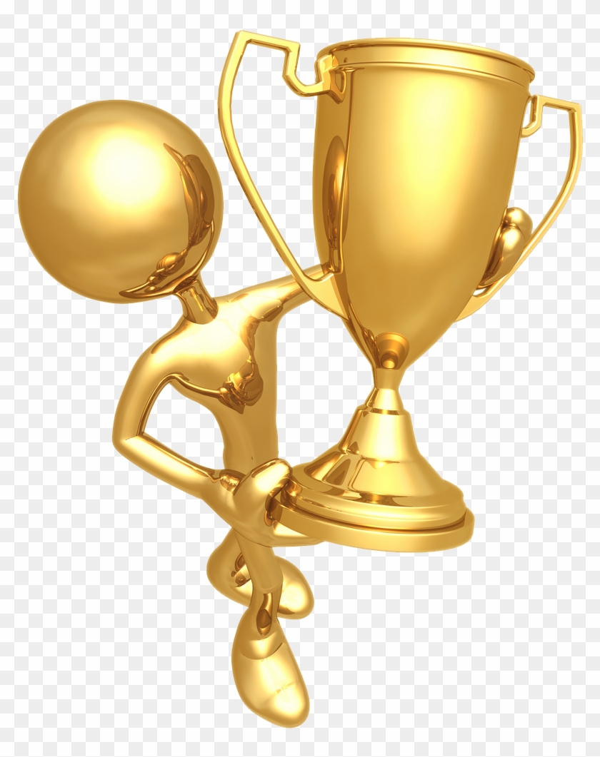 Golden Prize Cup With Gold Statue Png - Prize Png, Transparent Png ...