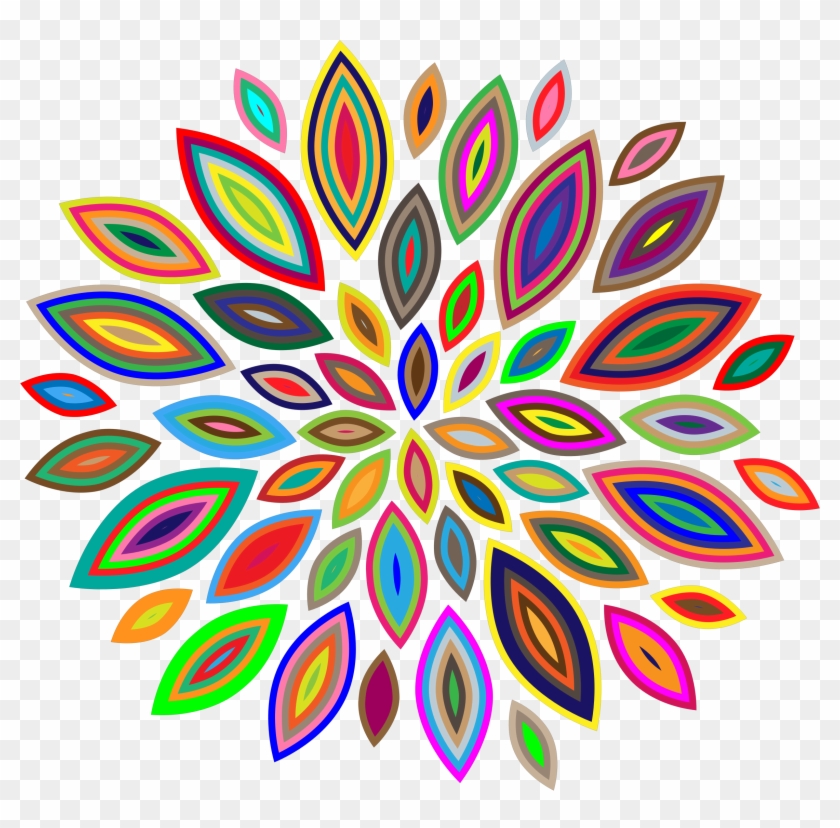 This Free Icons Png Design Of Chromatic Flower Petals, Transparent Png ...