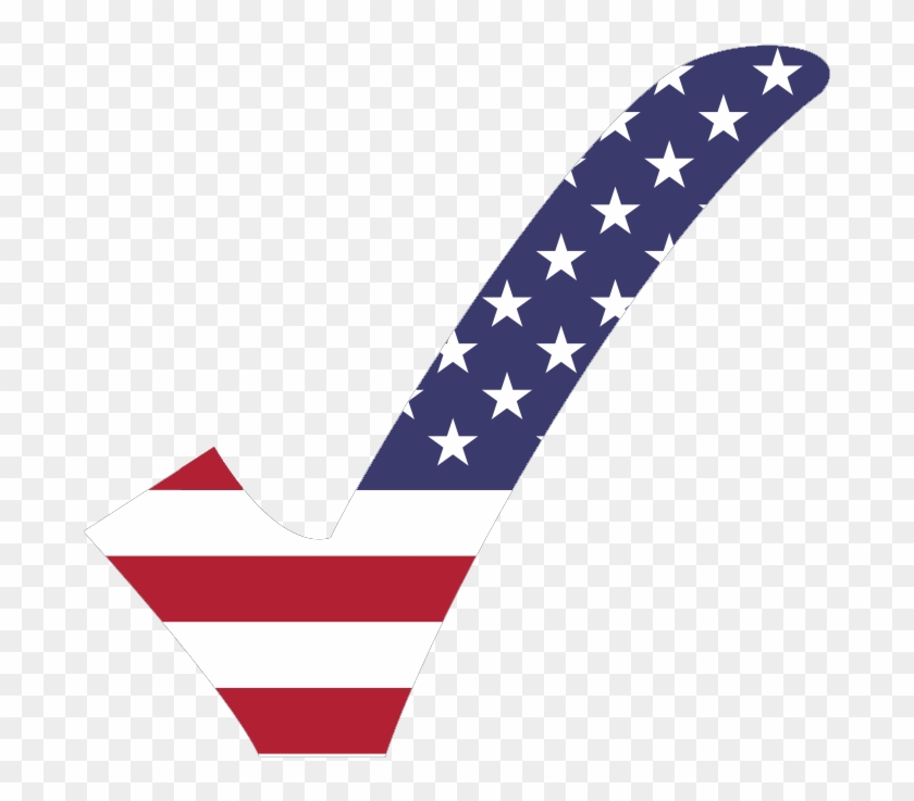 Usa Check - American Flag Check Mark, HD Png Download - 700x700(#245304 ...