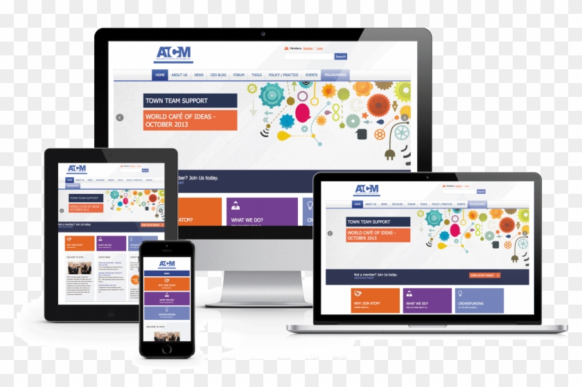 Website Design - Responsive Design, HD Png Download - 2437x1529(#249443 ...