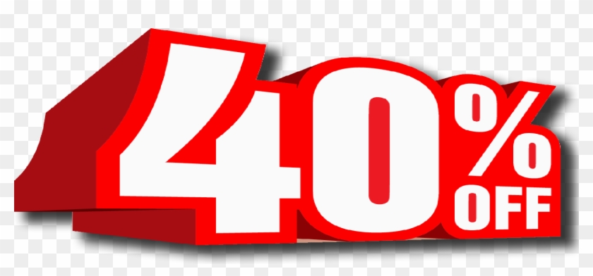 All Regular Priced Items Will Be 40% Off Friday And - 40% Off, HD Png ...