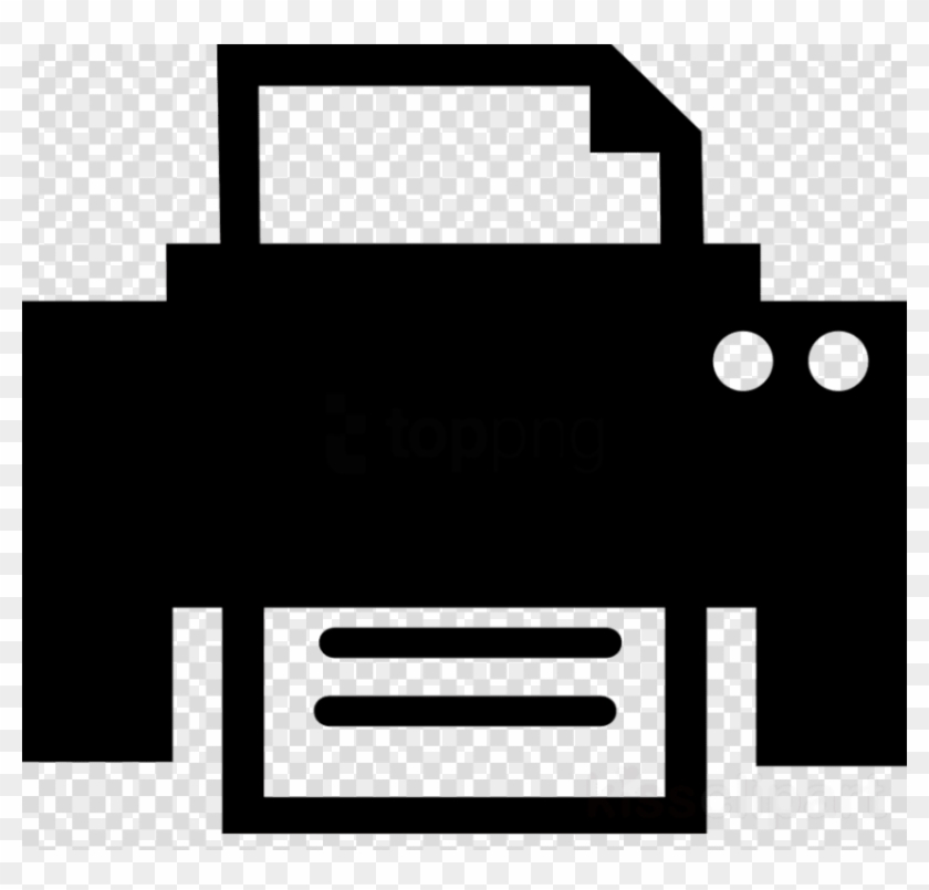 Free Png Print Button Icon Computer Icons Printer - Square Vector ...