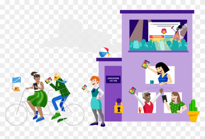 Kahoot For Businesses Illustration - Cartoon, HD Png Download - 864x550 ...
