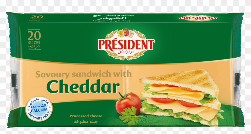 President Sandwich With Cheddar 20 Slices - President Cheddar Cheese ... President Sandwich With Cheddar 20 Slices - President Cheddar Cheese ...