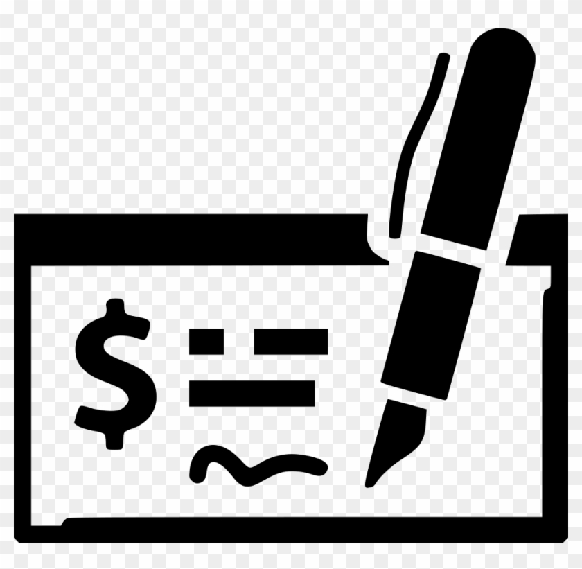 Png File Svg - Transparent Bank Cheque Icon, Png Download - 980x912 ...