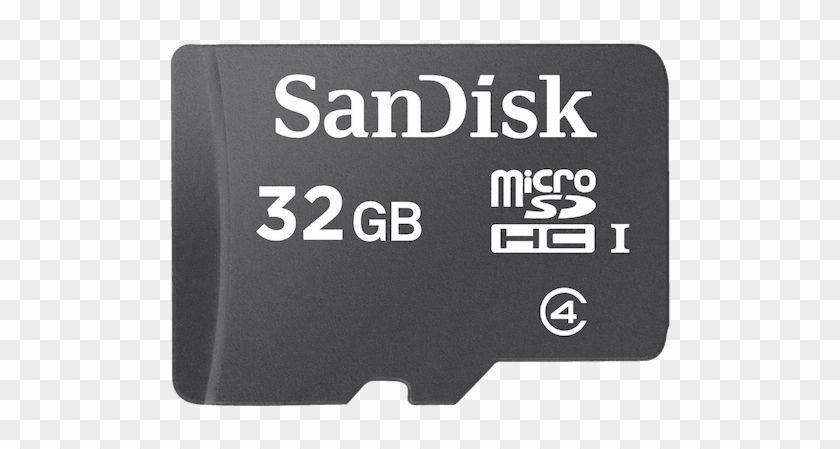 Sandisk 32gb Memory Card - 32 Gb Memory Card, HD Png Download - 600x550 ...