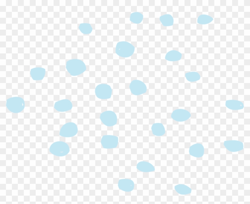 Blue Dots - Polka Dot, HD Png Download - 862x665(#254916) - PngFind