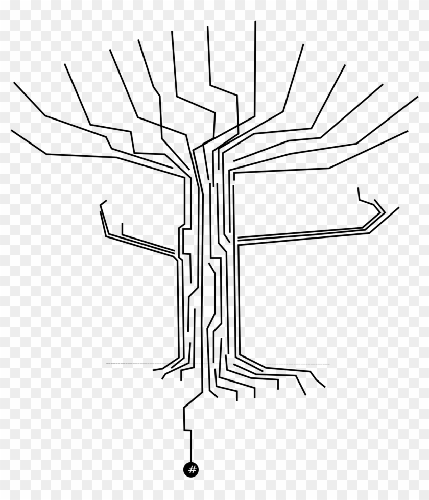 Picture Royalty Free File Gnulinux Tree Wikimedia Commons - Sketch, HD ...