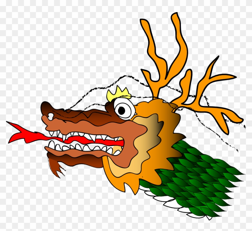 Free Download Clip - Chinese Dragon Face Clipart, HD Png Download ...