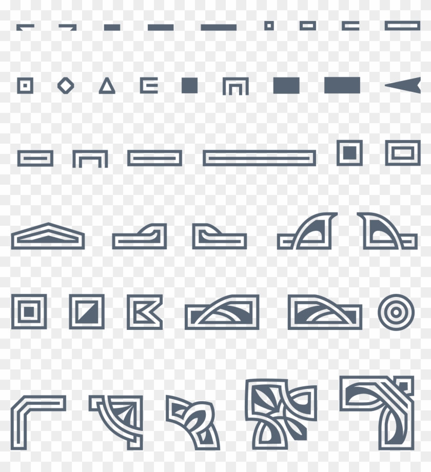 Included In The Full Vector Pack - Art Deco Symbols, HD Png Download ...