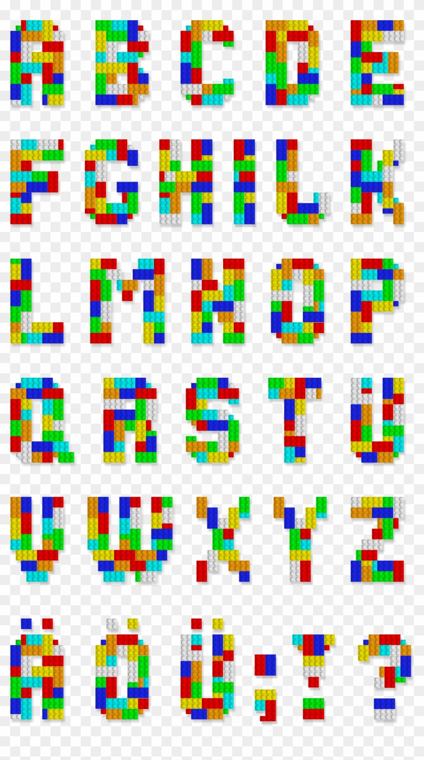 Building Blocks Lego Letters Alphabet Toys Children - Lego Letters, HD ...