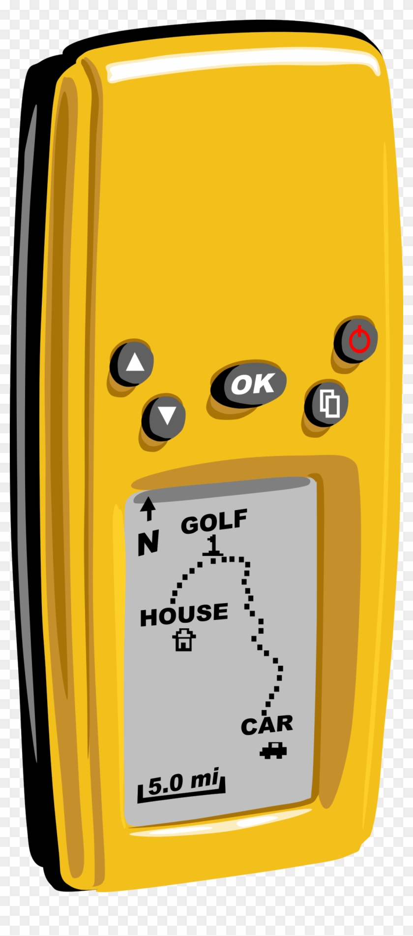 This Free Icons Png Design Of Handheld Gps Reciever - Vector Gps ...