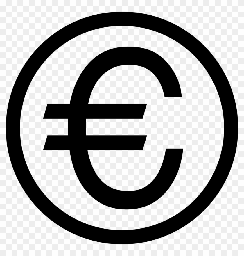 Euro Symbol On Circle Comments - Euro In Circle Icon, HD Png Download ...