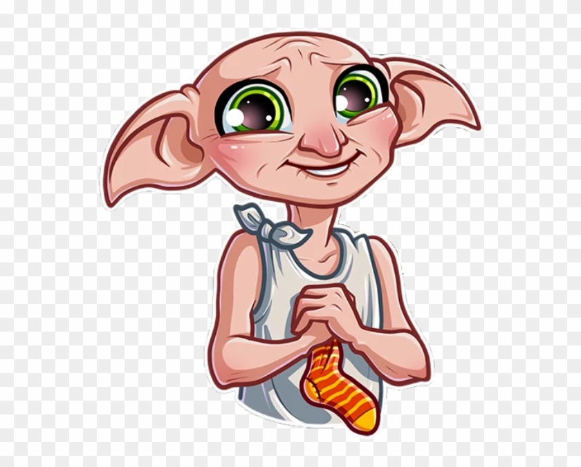 Dobby Sticker, HD Png Download - 556x596(#2559149) - PngFind