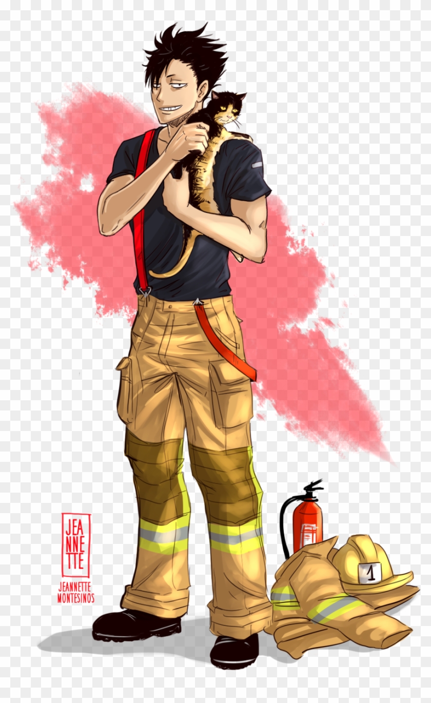 Kuroo Firefighter By Jeannette11 Kuroo Firefighter - Firefighter Fan ...
