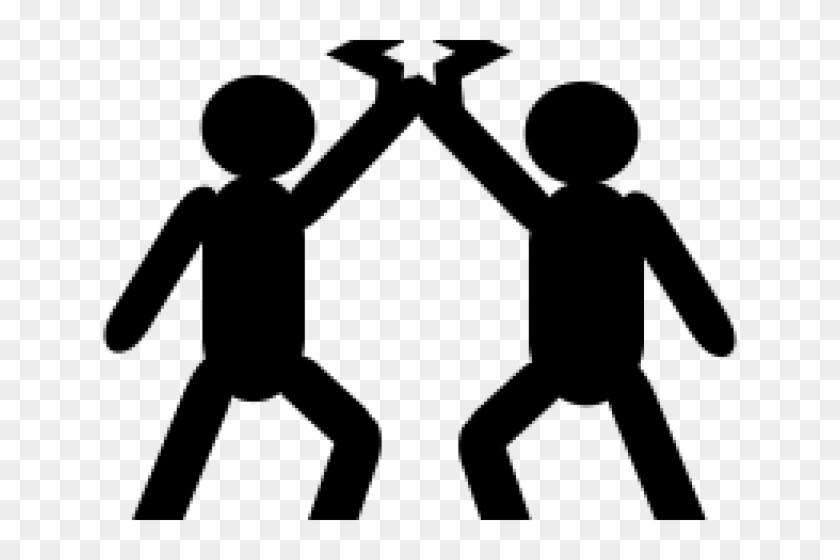 Team Clipart High Five - Partner High Five, HD Png Download - 640x480 ...
