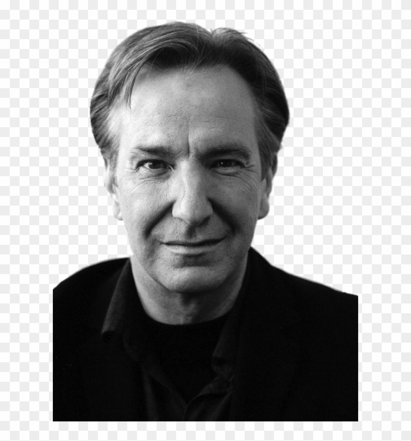 Alan Rickman Portrait Black And White - Alan Rickman Photoshoot, HD Png ...